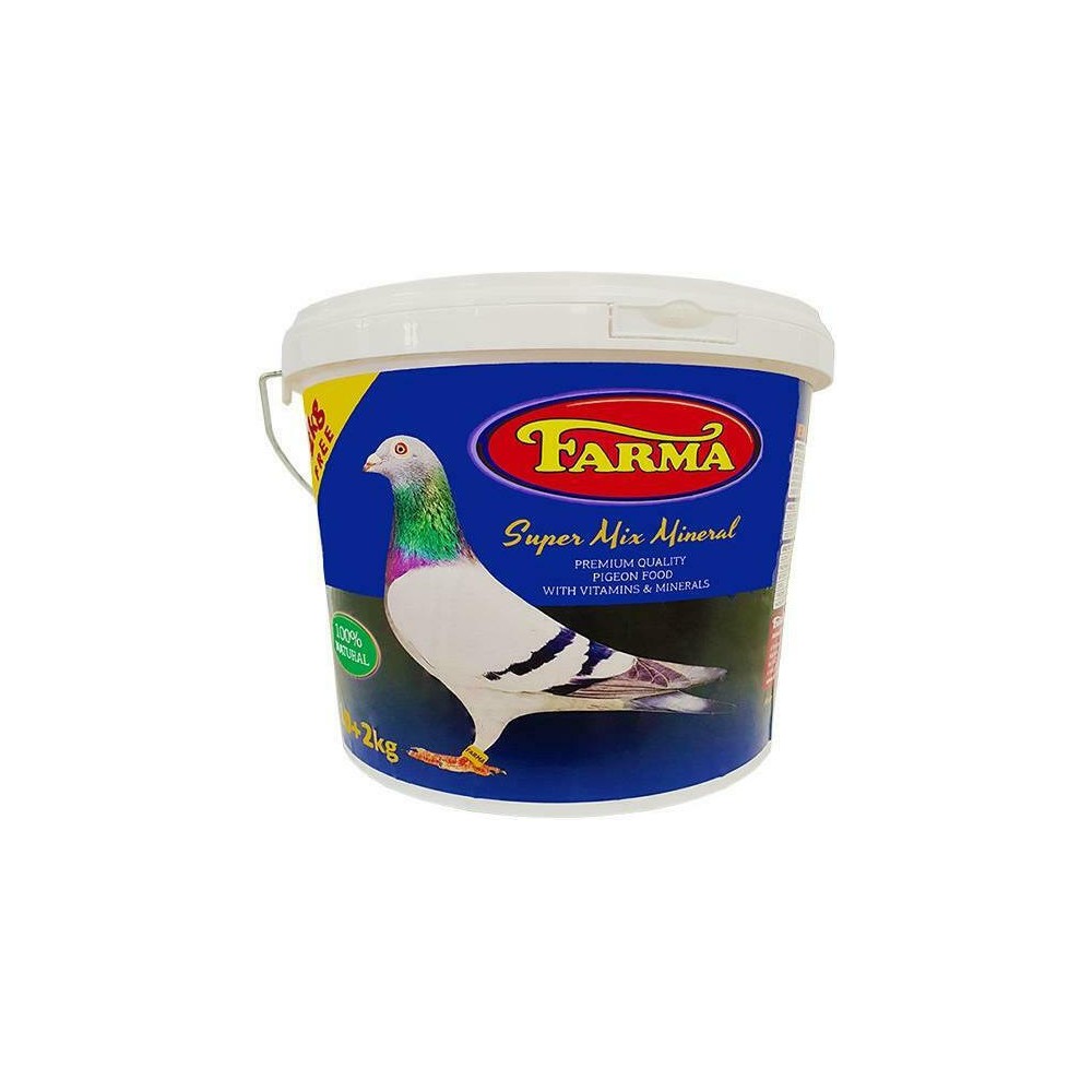 Farma Super Mix Mineral ΙΧΝΟΣΤΟΙΧΕΙΑ ΓΙΑ ΠΕΡΙΣΤΕΡΙΑ 12kg